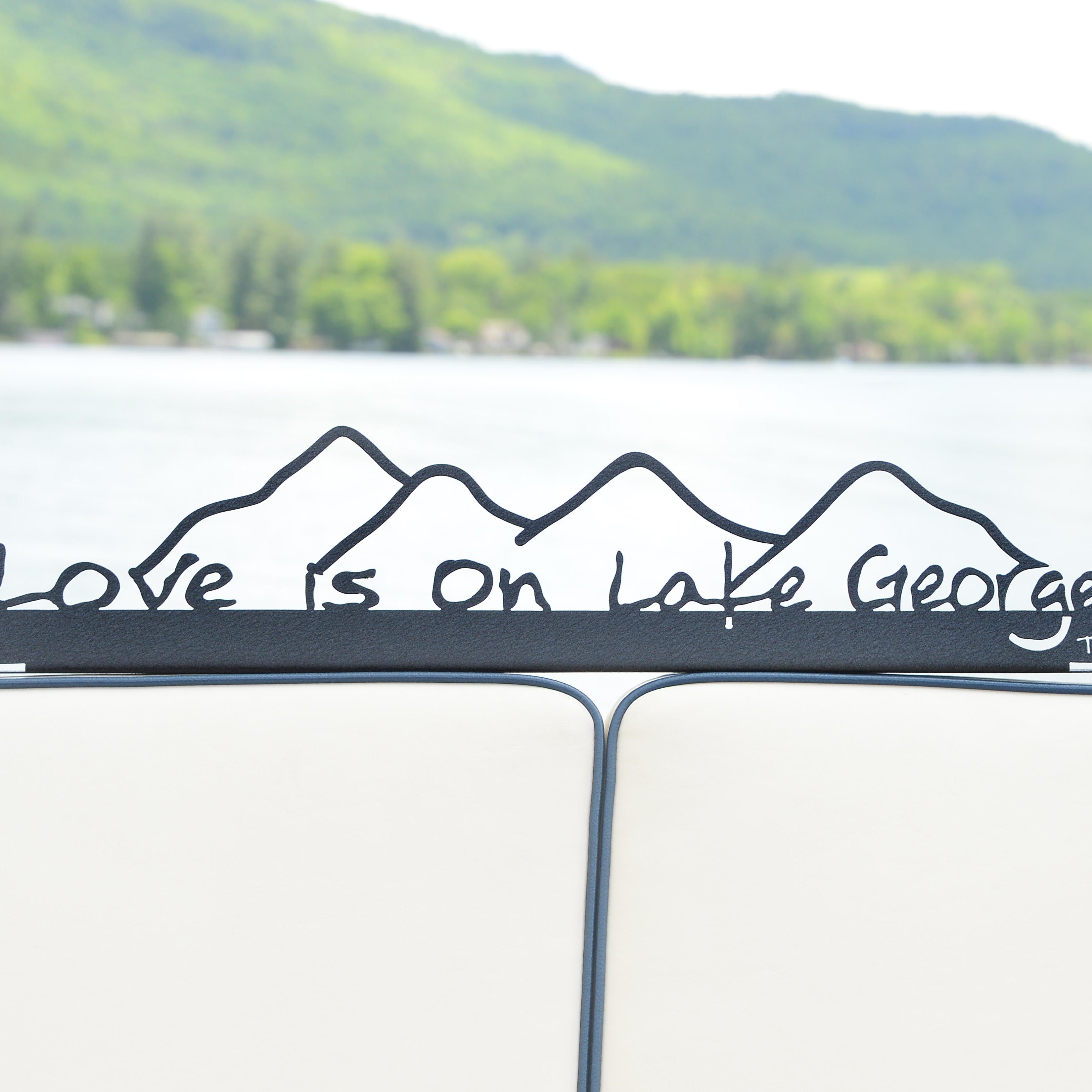 Lake George Metal Sign – Love is in New York
